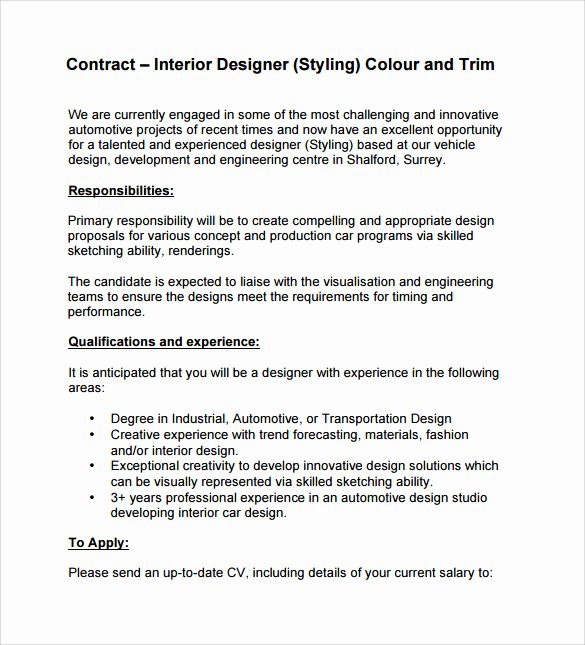 25 Interior Design Proposal Sample Pdf Business Template Example